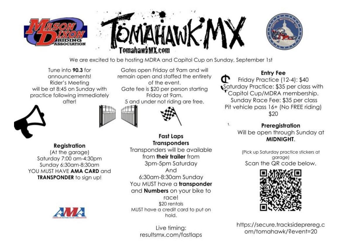 Capitol Cup 2024 Round #7 – Capitol Cup/MDRA Combo – Capitol Motocross Cup